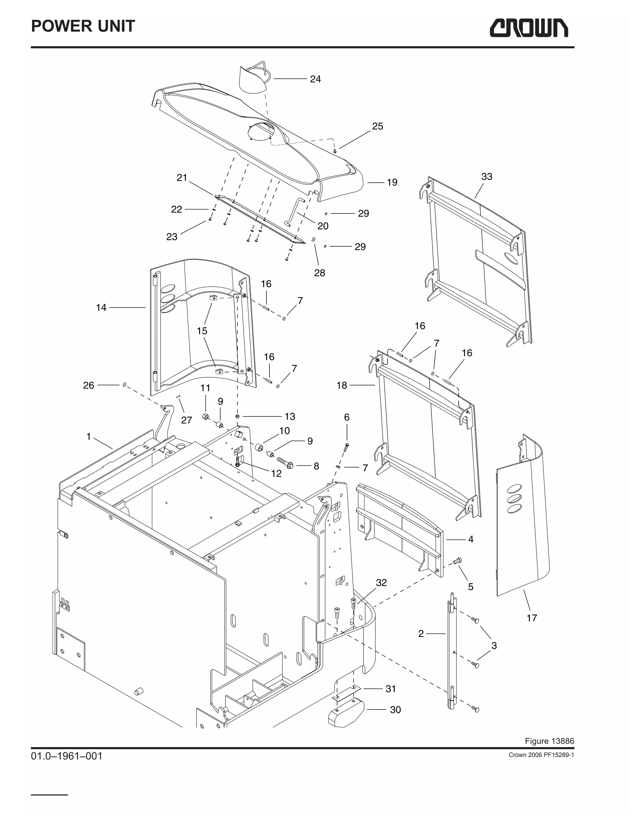 Crown tsp6000 series turret order picker parts catalogue manual | PDF