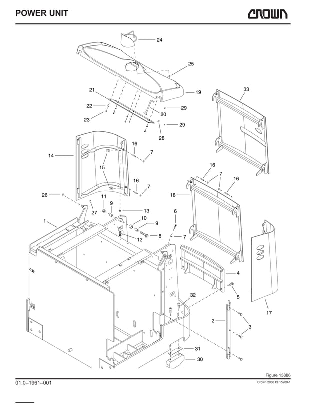 Crown TSP6000 Series Turret Order Picker Parts Catalogue Manual.pdf