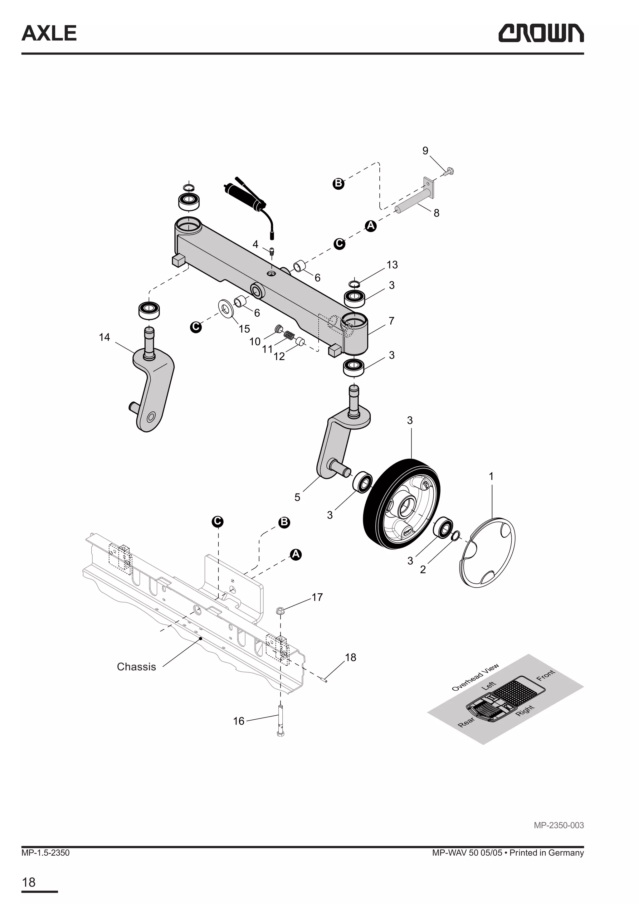 Crown wav50 work assit vehicle parts catalogue manual | PDF