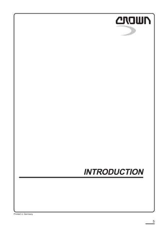 Crown wav50 work assit vehicle parts catalogue manual | PDF