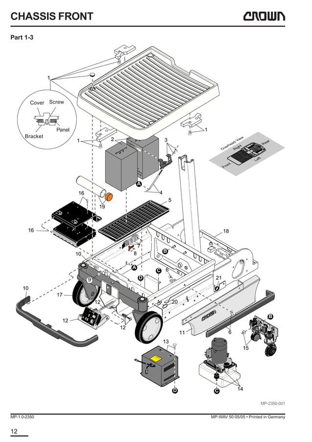 Crown wav50 work assit vehicle parts catalogue manual | PDF