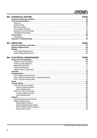 Crown wave50 work assit vehicle service repair manual | PDF