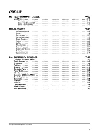 Crown wave50 work assit vehicle service repair manual | PDF