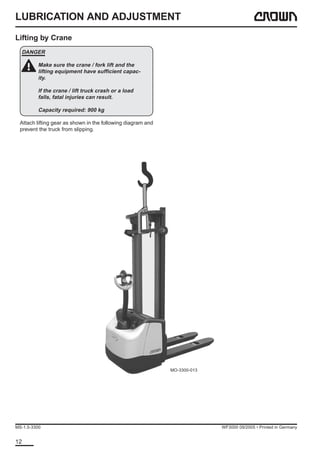 Crown WF3000 Series Forklift Service Repair Manual.pdf