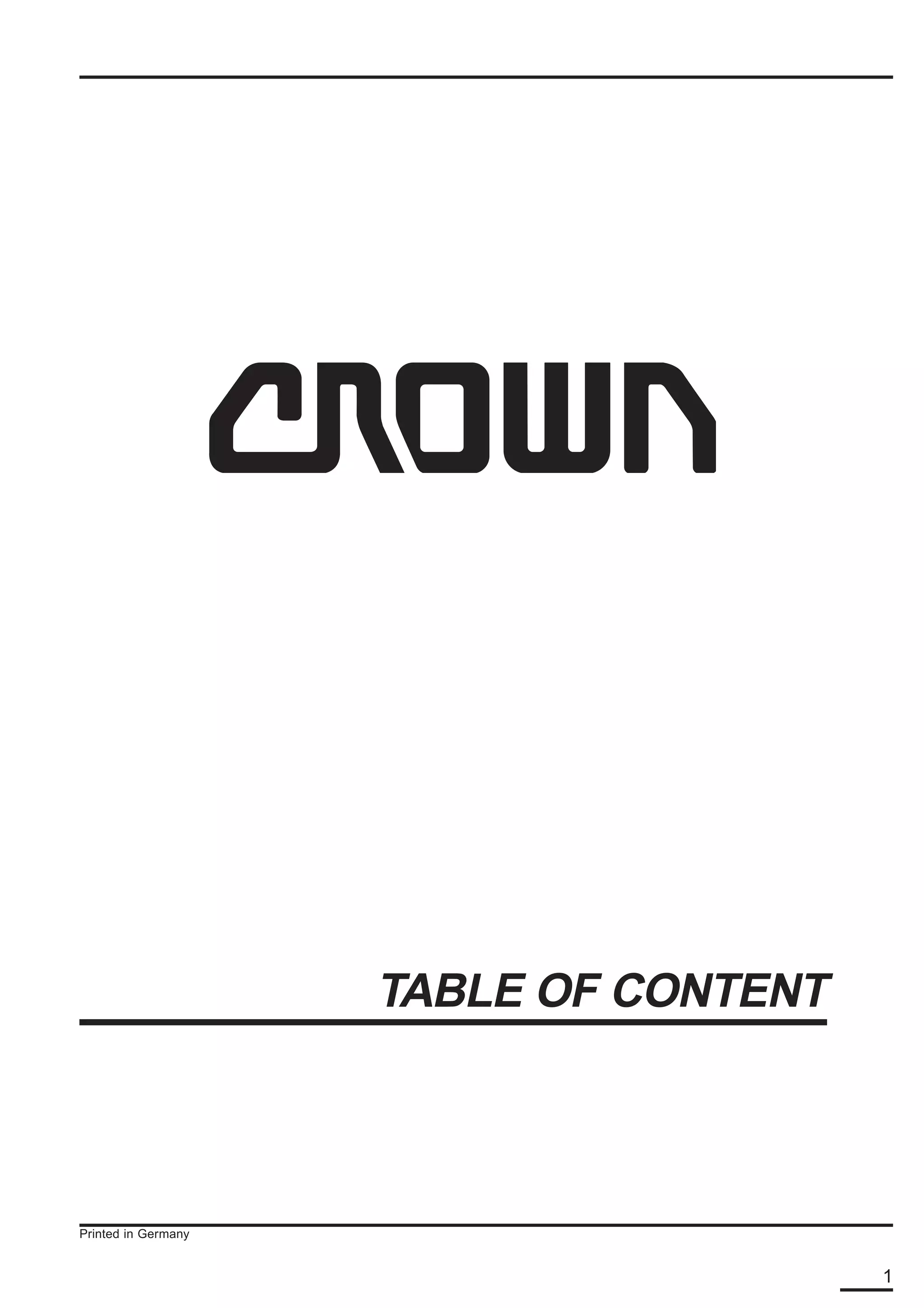 Crown ws2000 series forklift parts catalogue manual | PDF