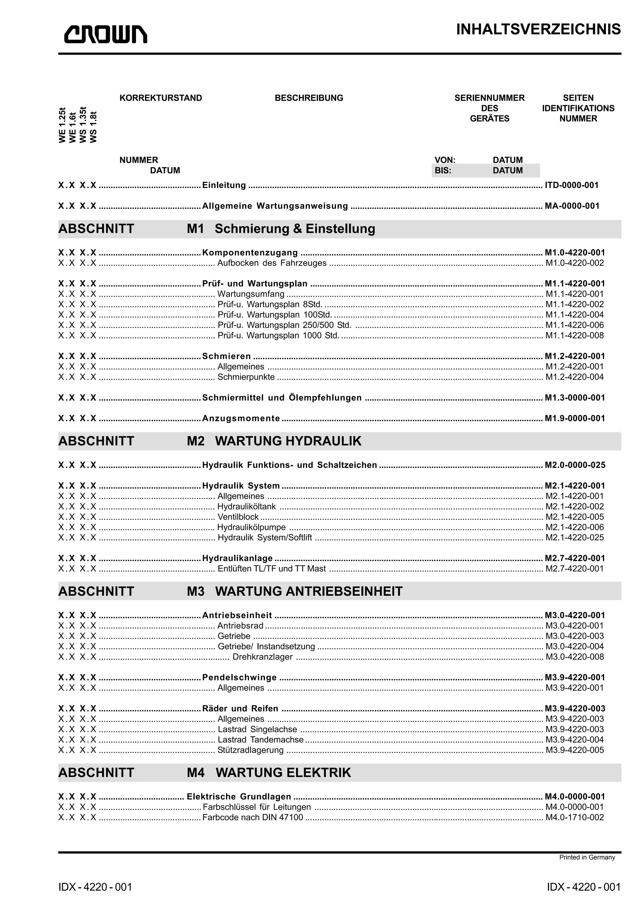 Crown ws2000 series forklift service repair manual | PDF