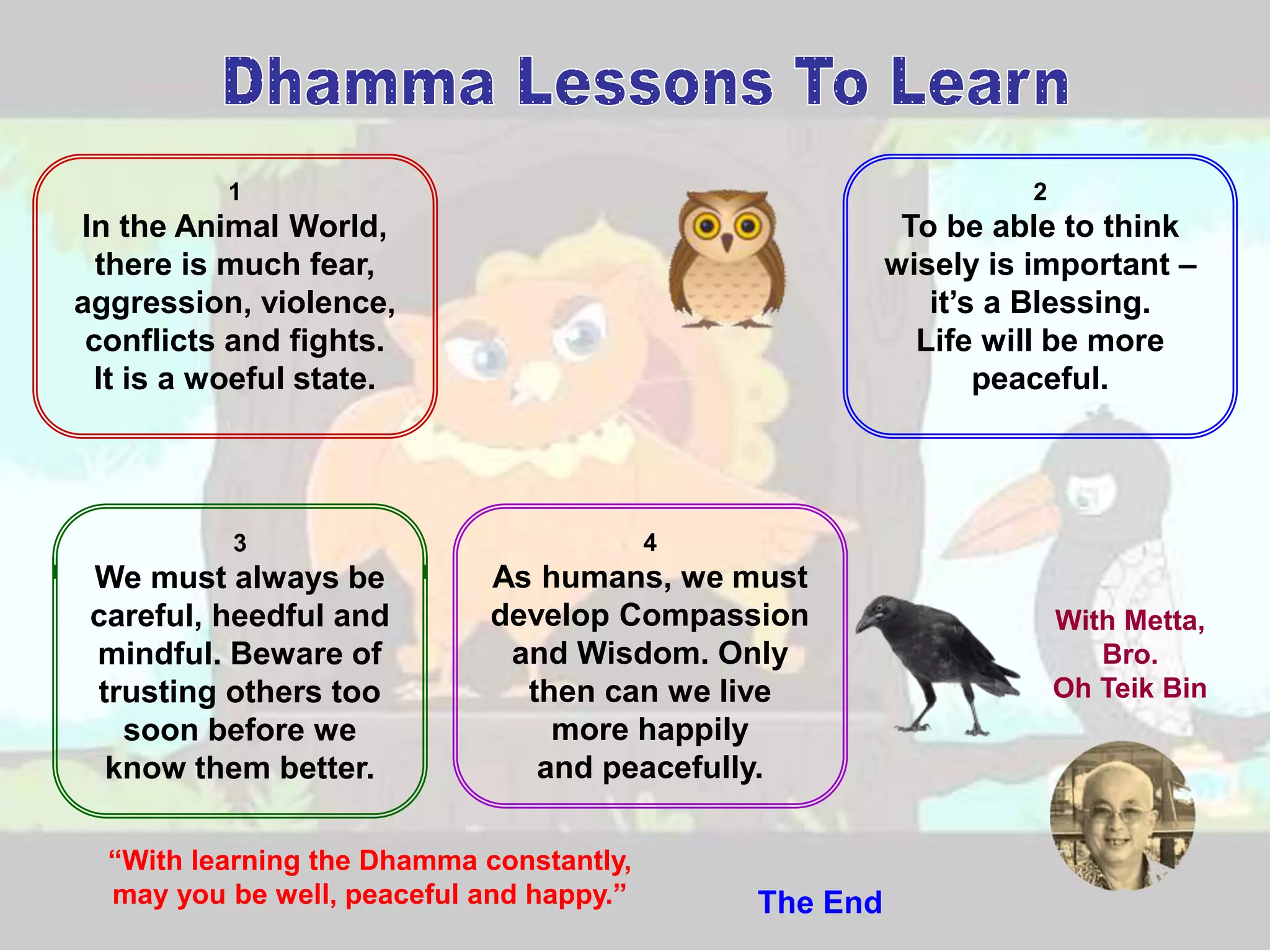 Crows and Owls - An Animal Story with a Moral.ppt