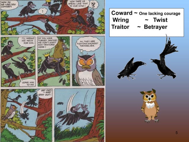 Crows and Owls - An Animal Story with a Moral.ppt