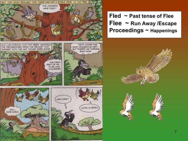 Crows and Owls - An Animal Story with a Moral.ppt