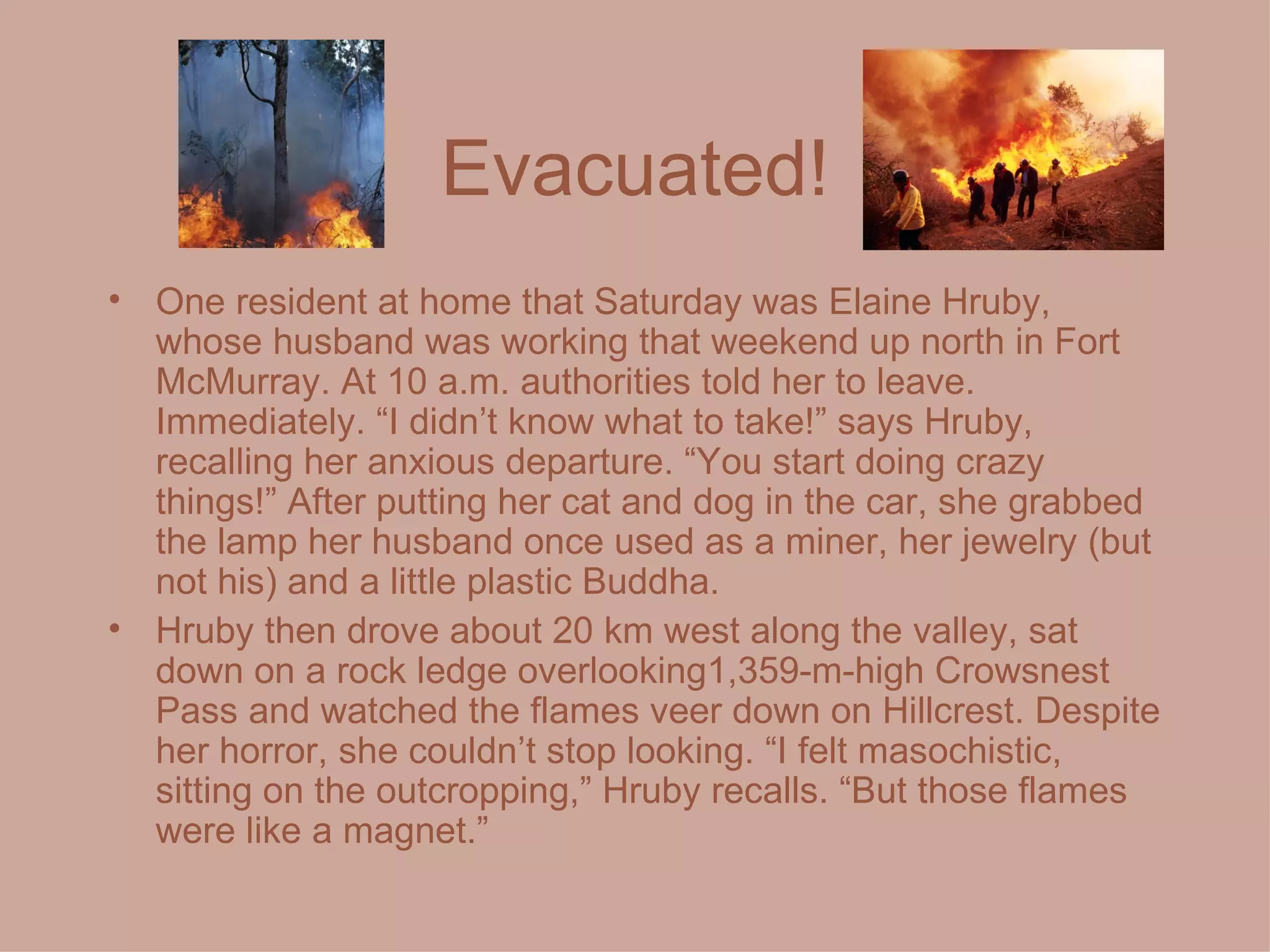 Crowsnest Fire | PPT