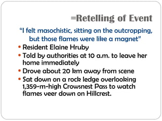 Crowsnest Fire- Caroline Nah | PPT