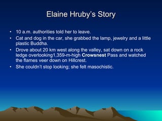 Crowsnest Fire Good | PPT