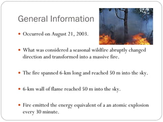 Crowsnest Fires | PPT