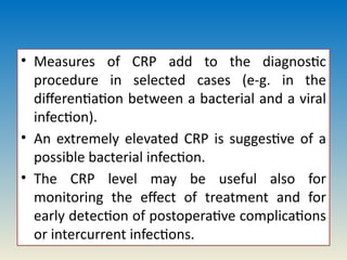CRP (C Reactive Protein) and its interpretation.pptx