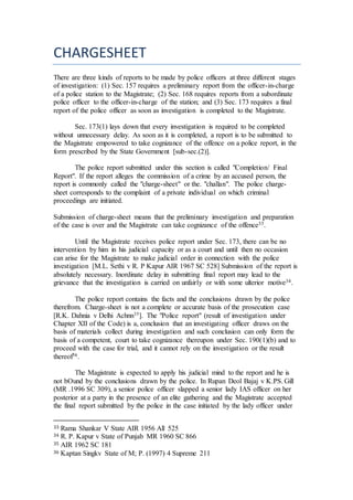 Investigation with respect to the cognizable offence by police- FIR ...