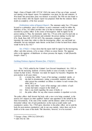 Investigation with respect to the cognizable offence by police- FIR ...