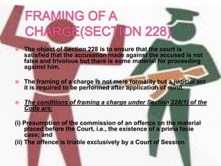 FRAMING OF CHARGES AND CONTENT OF A CHARGE | PPTX