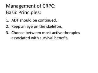 Crpc the paradigm of sequence | PPT