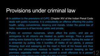 CrPC 133 & Environment Law | PPTX