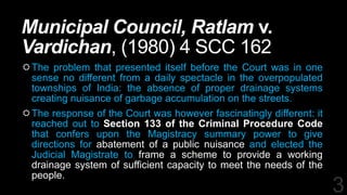 CrPC 133 & Environment Law | PPTX