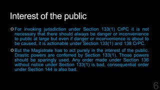 CrPC 133 & Environment Law | PPTX