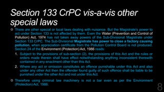 CrPC 133 & Environment Law | PPTX