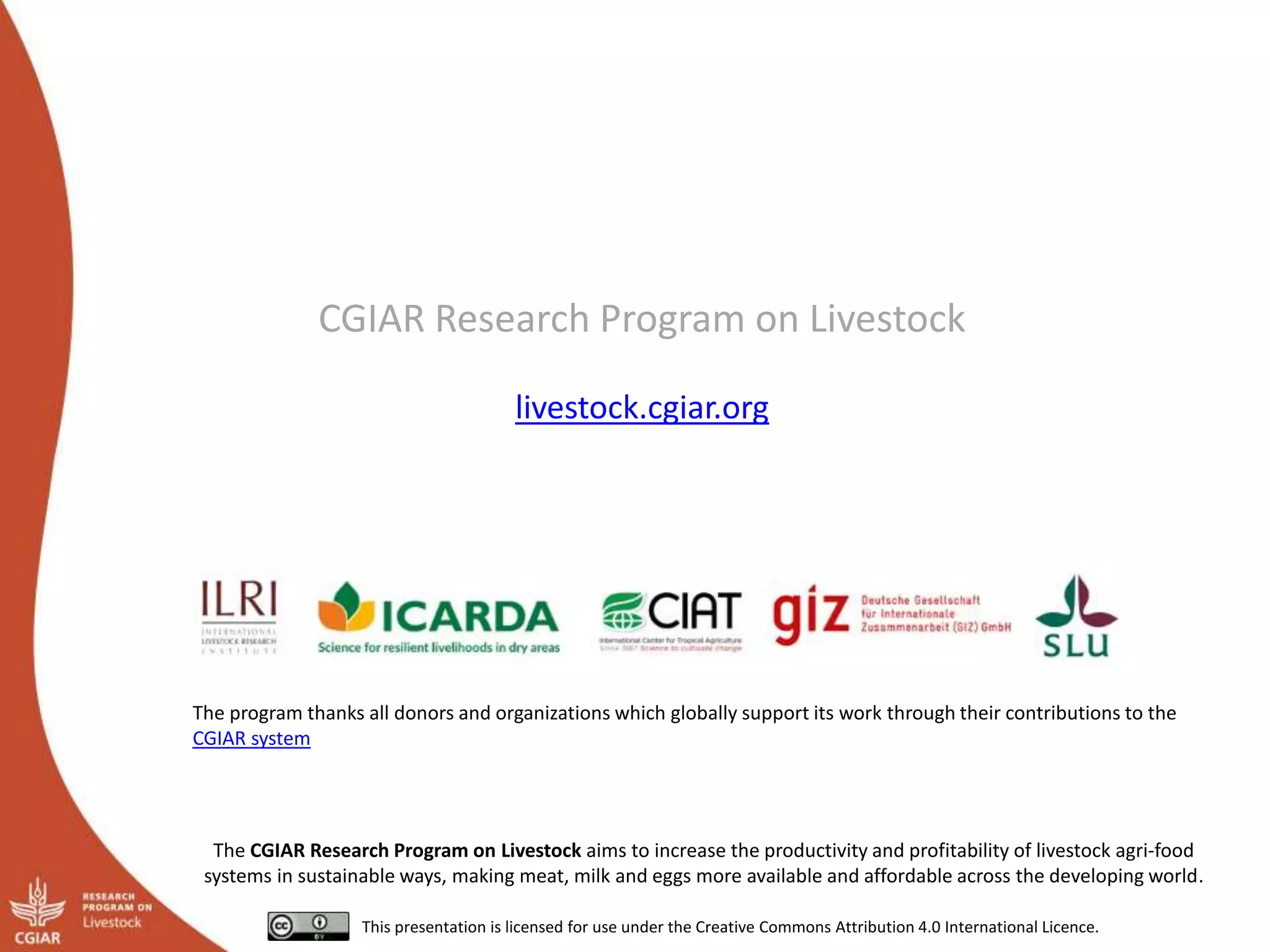 Appropriate indicators for monitoring and evaluation: Initial ideas for design and ...