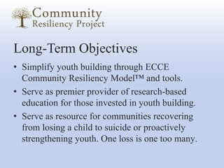Community Resiliency Project - In a Nutshell! | PPTX