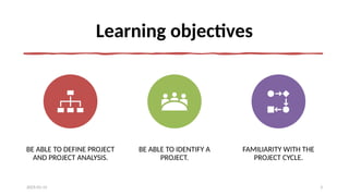 PROJECT ANALYSIS / project management intro | PPTX