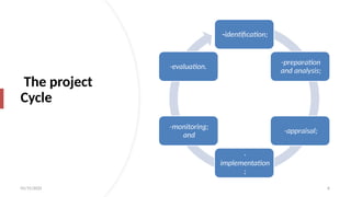 PROJECT ANALYSIS / project management intro | PPTX