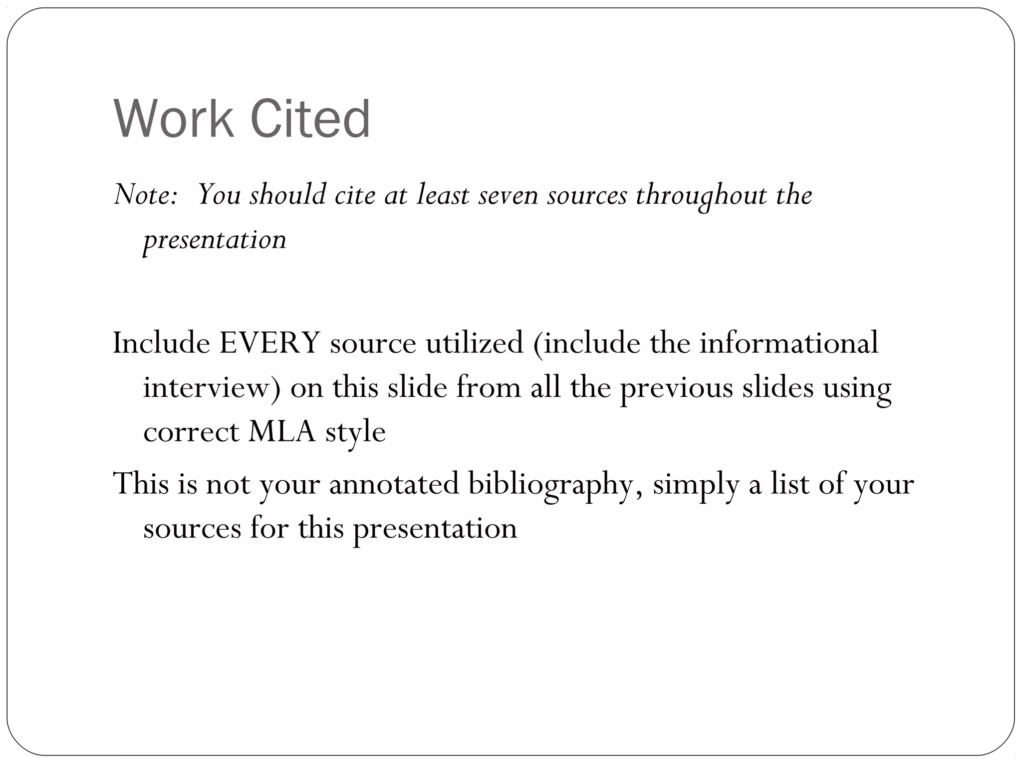 Career Research Project Presentation | PPT