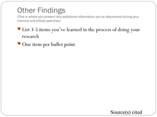 Career Research Project Presentation | PPT