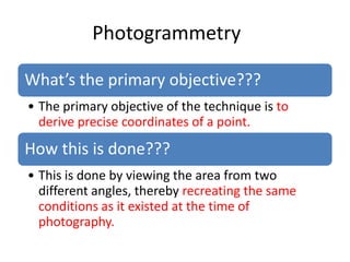 Close range Photogrammeetry | PPTX