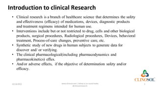 Introduction to Clinical Research Regulations | PDF