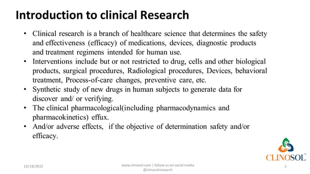 Introduction to Clinical Research Regulations | PDF