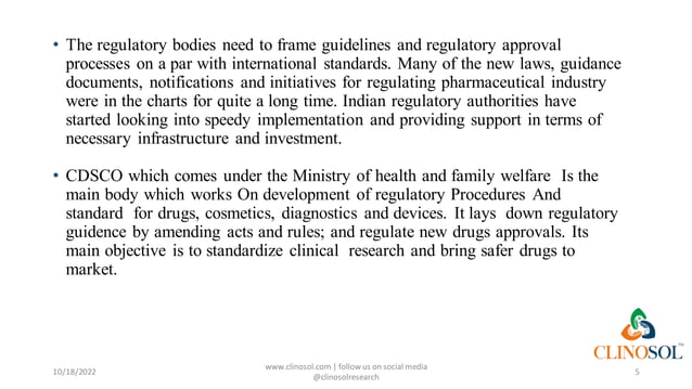 Introduction to Clinical Research Regulations | PDF
