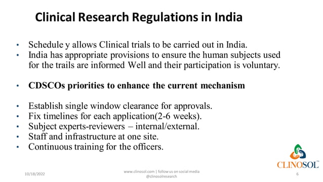 Introduction to Clinical Research Regulations | PDF