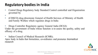 Introduction to Clinical Research Regulations | PDF