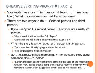Creative Writing Prompts For Adults