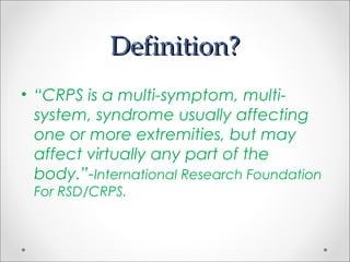 Crps | PPT