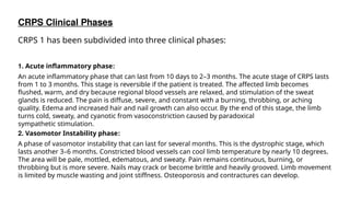 Complex regional pain syndrome (CRPS) by Dr Samarth | PPT