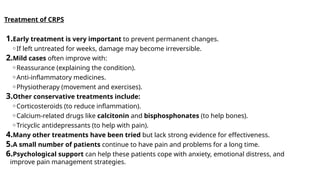 Complex regional pain syndrome (CRPS) by Dr Samarth | PPTX