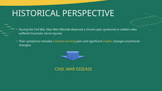 complex regional pain syndrome, one of chronic pain | PPTX