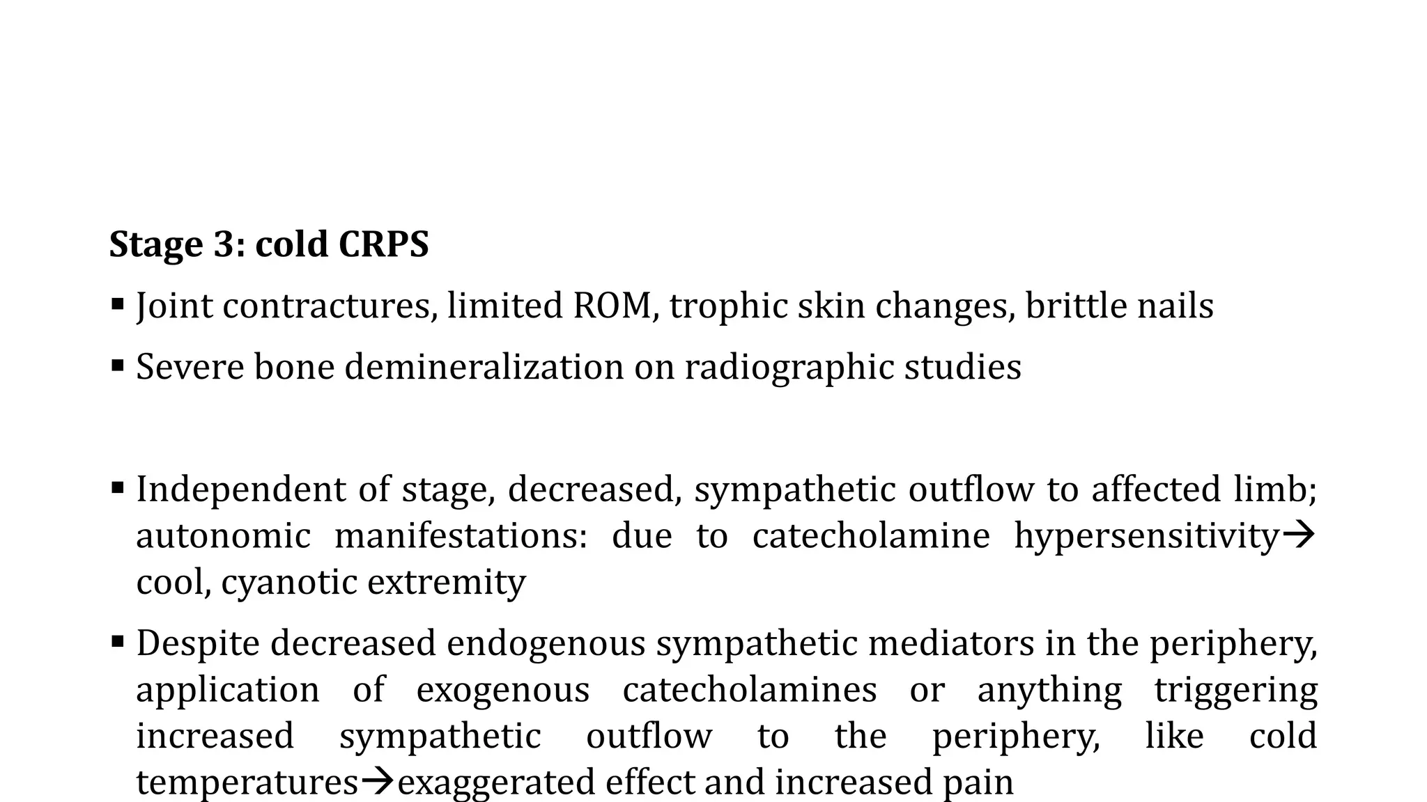 Complex Regional Pain Syndrome and other pain syndromes | PDF