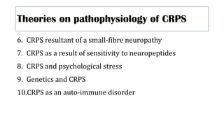 Complex Regional Pain Syndrome and other pain syndromes | PDF