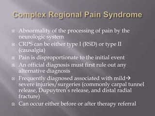 Crps ppt | PPTX