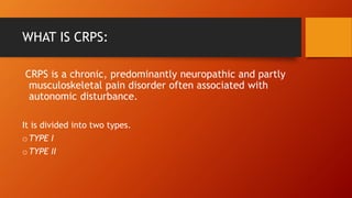 Crps ppt 2017 (1) | PPTX