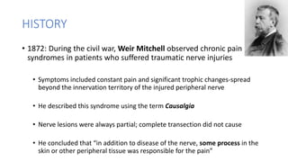 Complex Regional Pain Syndrome | PPTX