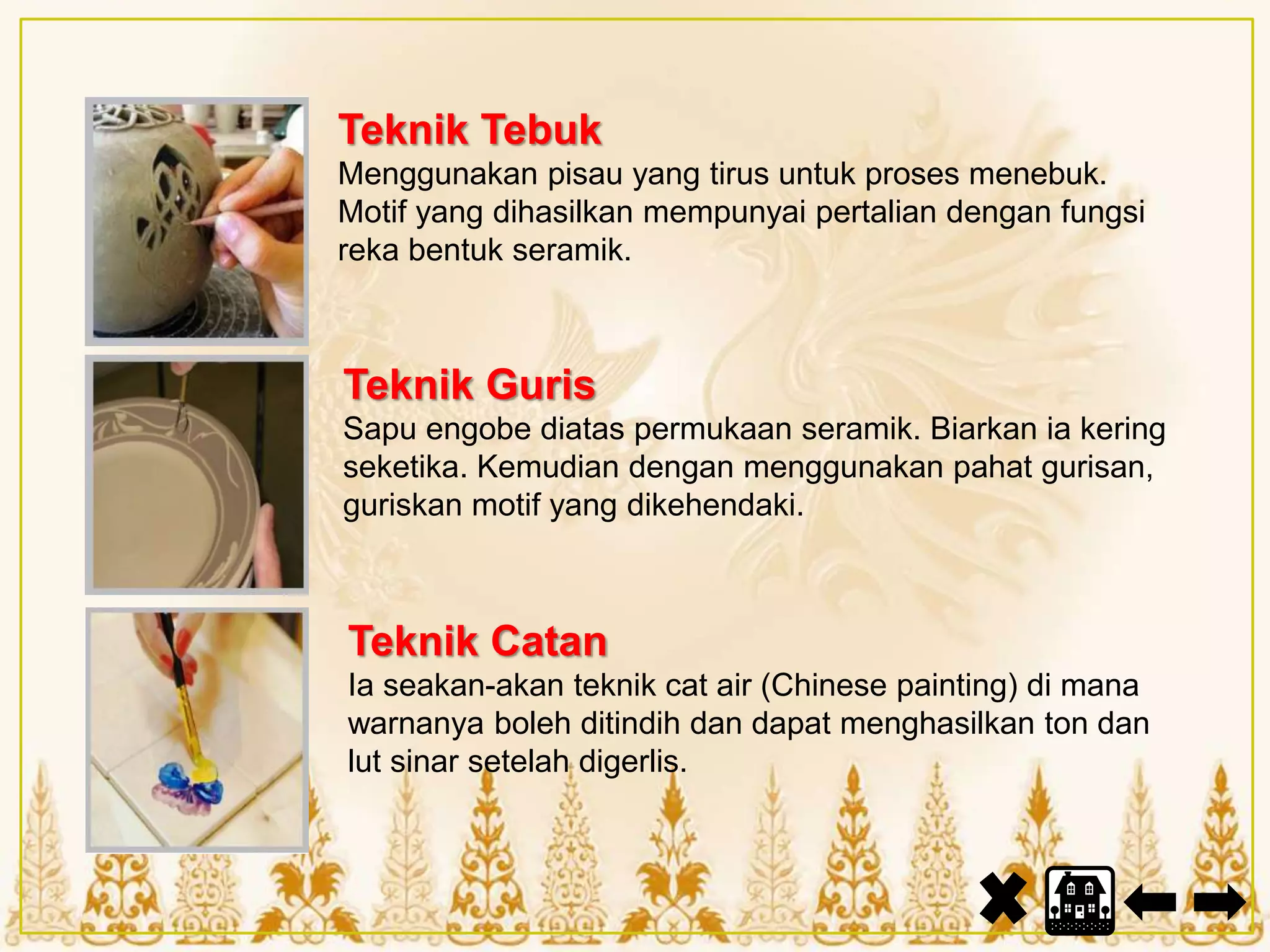 Seni Seramik Slide PPT | PPSX