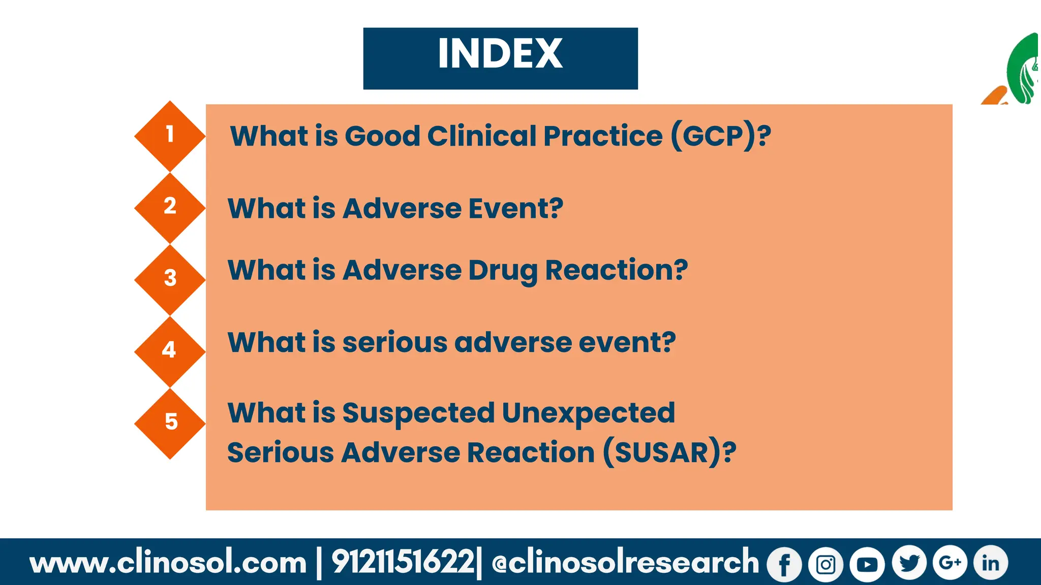 Clinical Research Interview Question Part 1 | PPTX